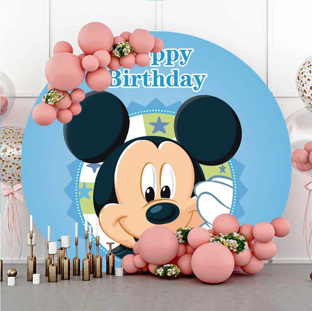 Minnie-Mickey-Round-Shape-Disney-Mickey-Mouse-Wedding-Decoration-Custom ...