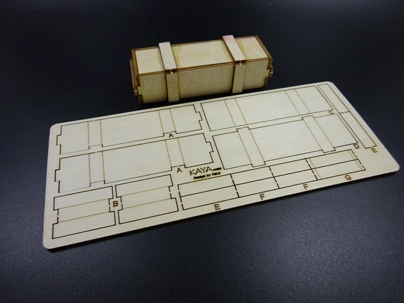 Wooden Tool Weapon Box Model Scene Decoration For Tamiya 1/14 Rc Truck ...