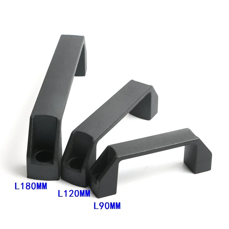 5pcs/lot Black Plastic Handle Length 90mm/120mm/180mm T Slot Plastic ...