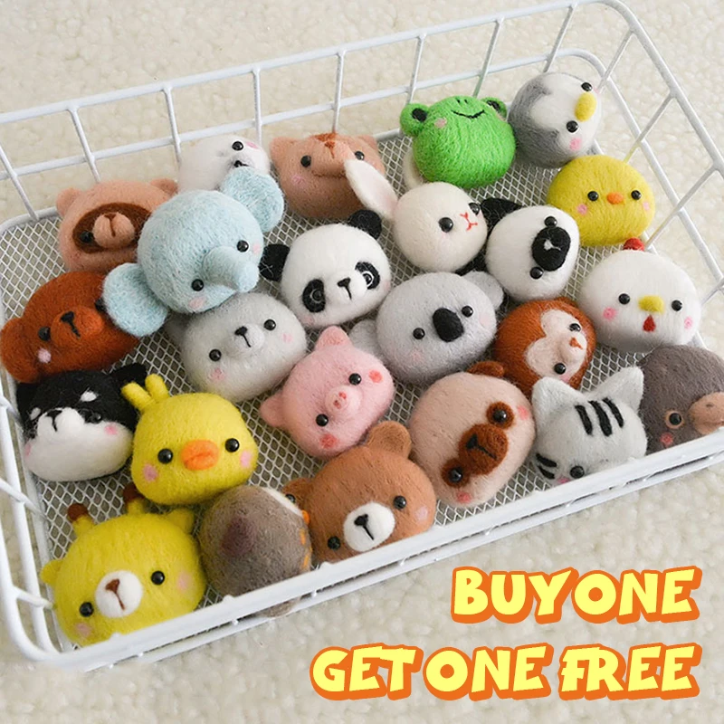 Cute felt animals,Cute piggy,Cute felt toys, Stuffed Animals & Plushies ...