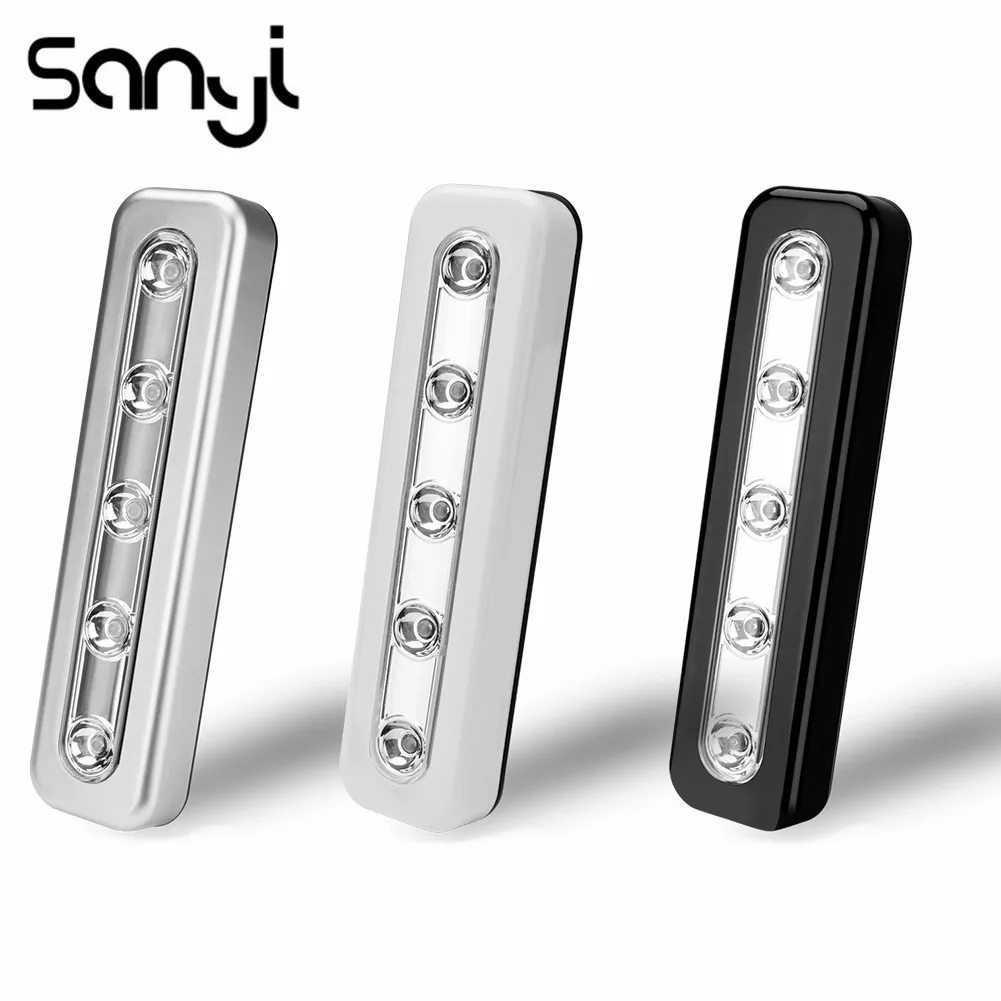 Lámpara de noche con 5 luces LED de eficiencia energética, con cintas ...