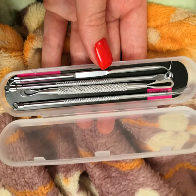 Acne Needle An Chuang Zhen Cells Tweezers Clip Acne Pick Pox Squeeze ...