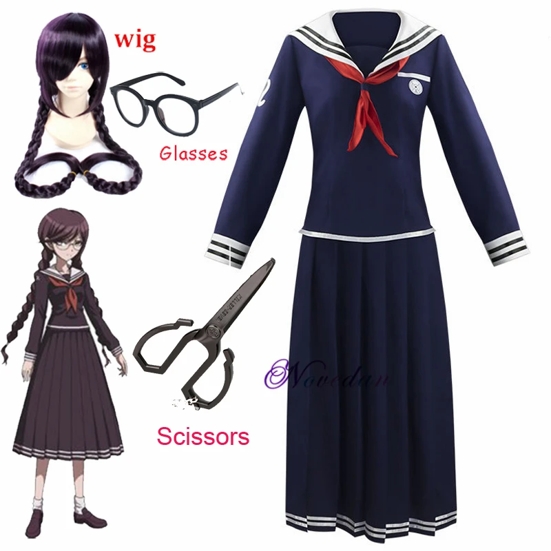 Anime-Danganronpa-Toko-Fukawa-Cosplay-Costume-Dangan-Ronpa-School ...
