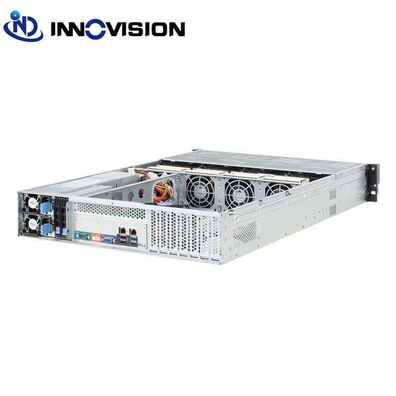 New 2U 4Bay Hotswap Rack Mount Server Case With Flexible
