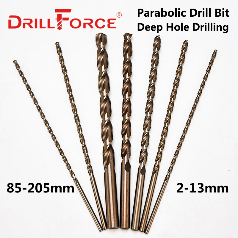 Drillforce-5PCS-2mm-13-mil-metros-Cobalt-Brocas-Longas-HSSCO-M35 ...