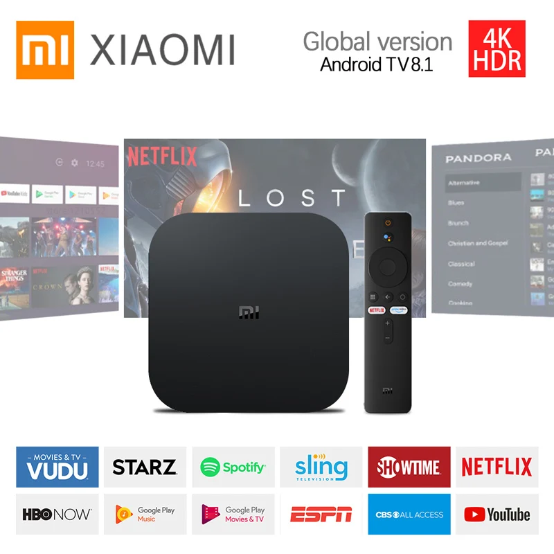 Global Version Xiaomi Box S Tv Sets 4k Hdr Dolby Google Assistant ...