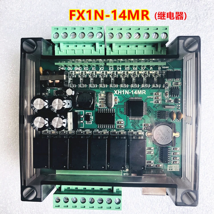 PLC ควบคุมอุตสาหกรรมบอร์ดในประเทศ Mitsubishi FX1N FX2N 14MR 20MR / T ...