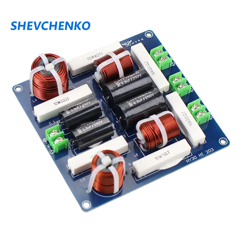 300w 3 Way Audio Crossover Board Tweeter Mid Bass Speaker Audiophile ...