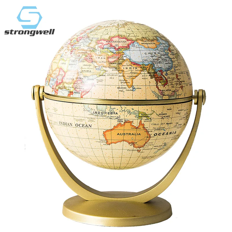 Strongwell Retro English Version Universal Globe World Maps Sphere ...