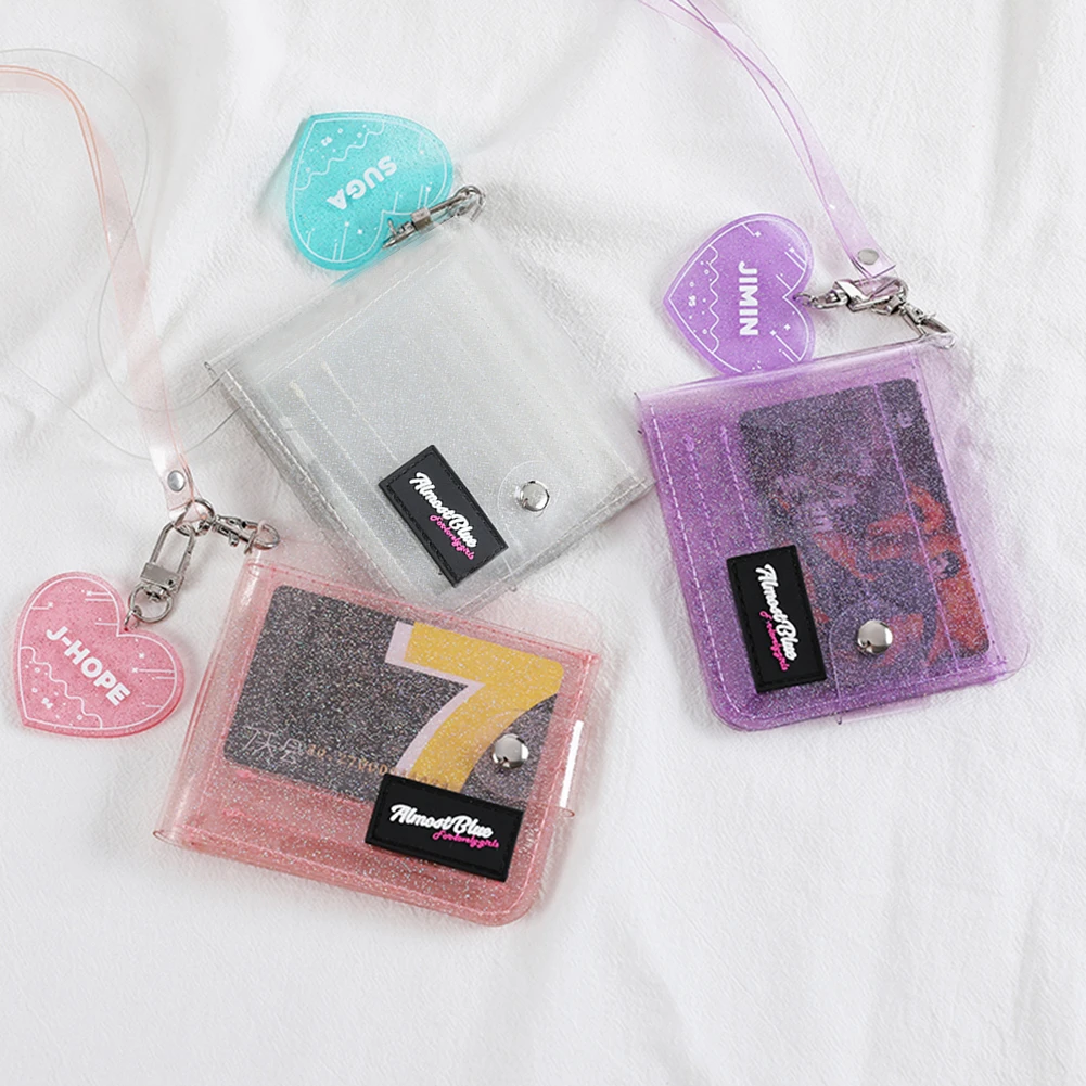 Transparent Women Purse Pvc Clear Jelly Bag Mini Money Wallet Card ...