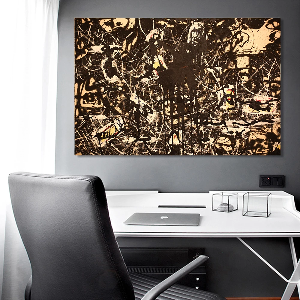 Jackson Pollock Yellow Islands