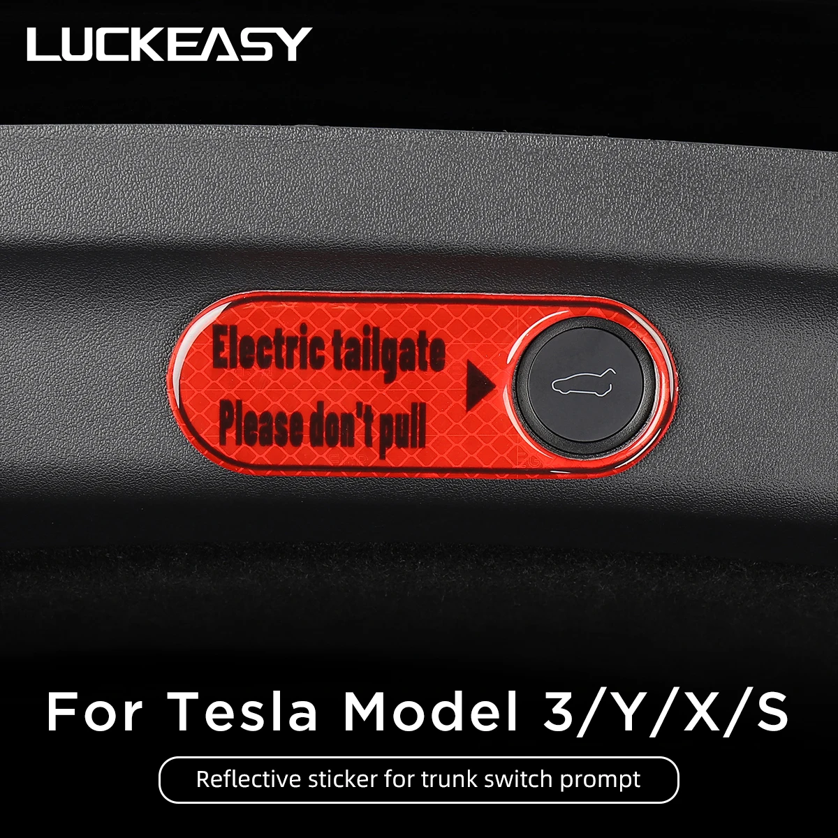 For-Tesla-Model-ModelY-3-X-S-Car-Trunk-Tailgate-Switch-Warning-Sticker ...