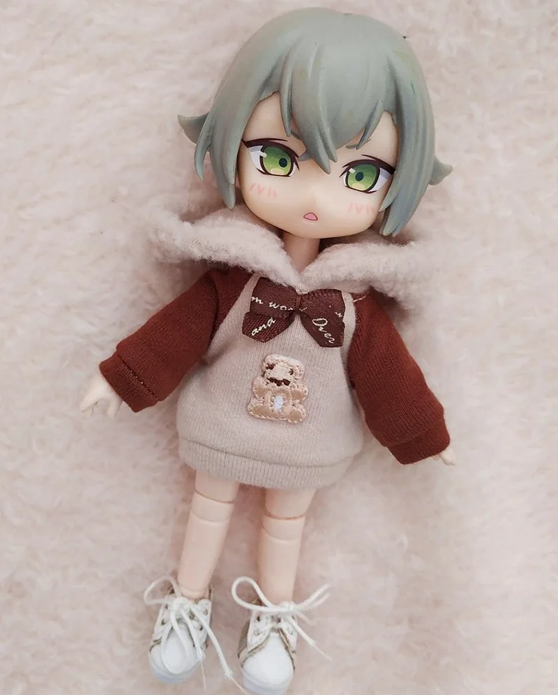 Ropa-de-piezas-para-mu-ecas-sombrero-de-oso-con-capucha-para-Ob11 ...