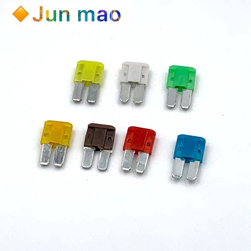 10PCS 5A 7.5A 10A 20A 25A 30A AMP Micro 2 Long Leg Fuse 9mmx15.5mm Mini ...