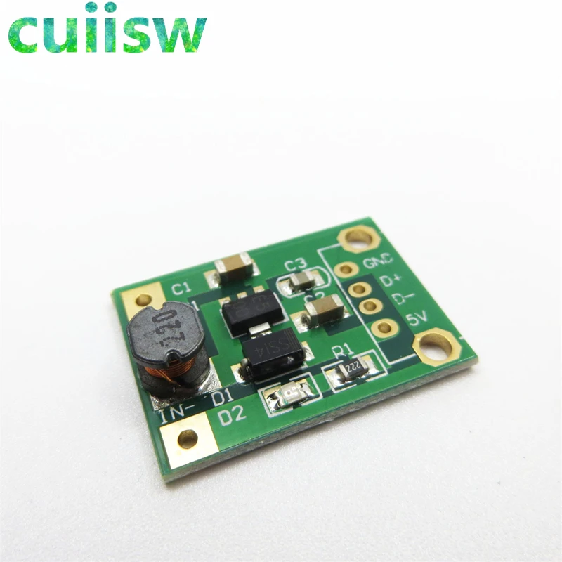 10pcs Dc-dc Boost Converter Step Up Module 1-5v To 5v 500ma ...