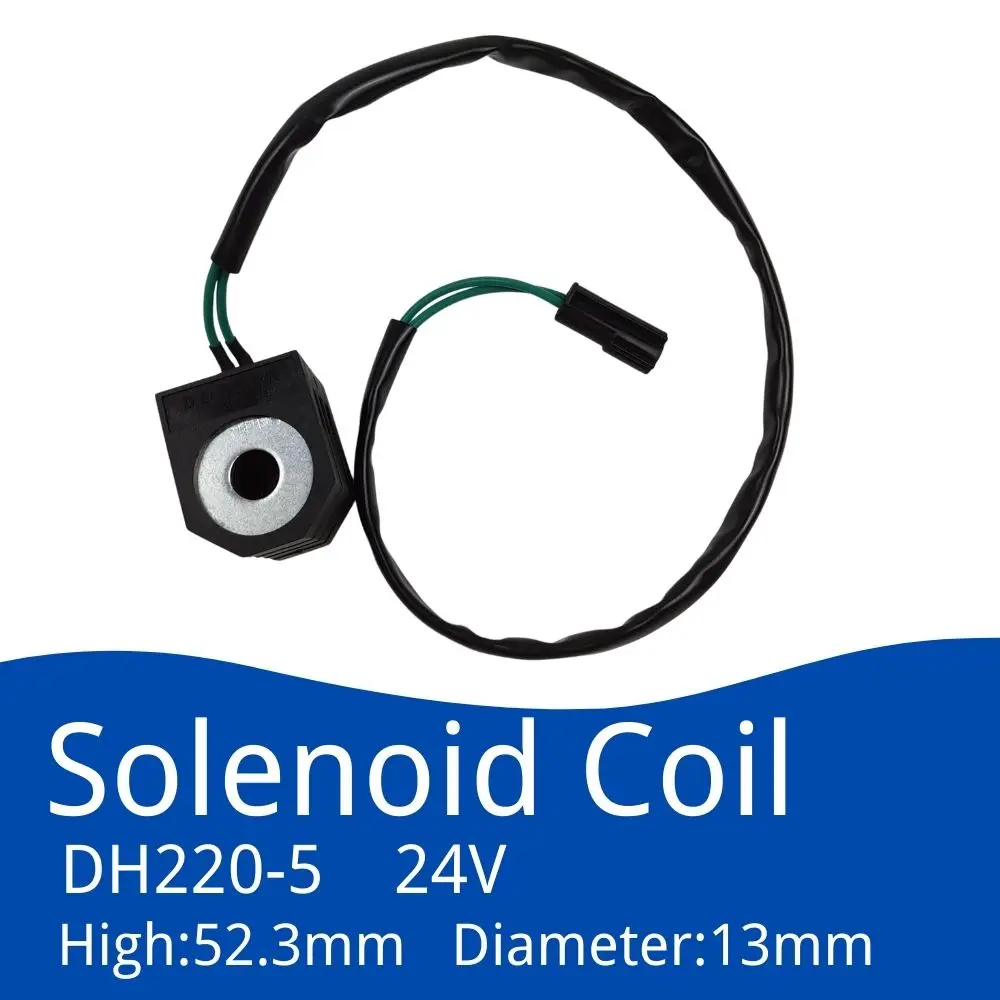 Soleniod Coil For Doosan Daewoo Excavator Dh150/220/225/300-5-7-9 24v ...