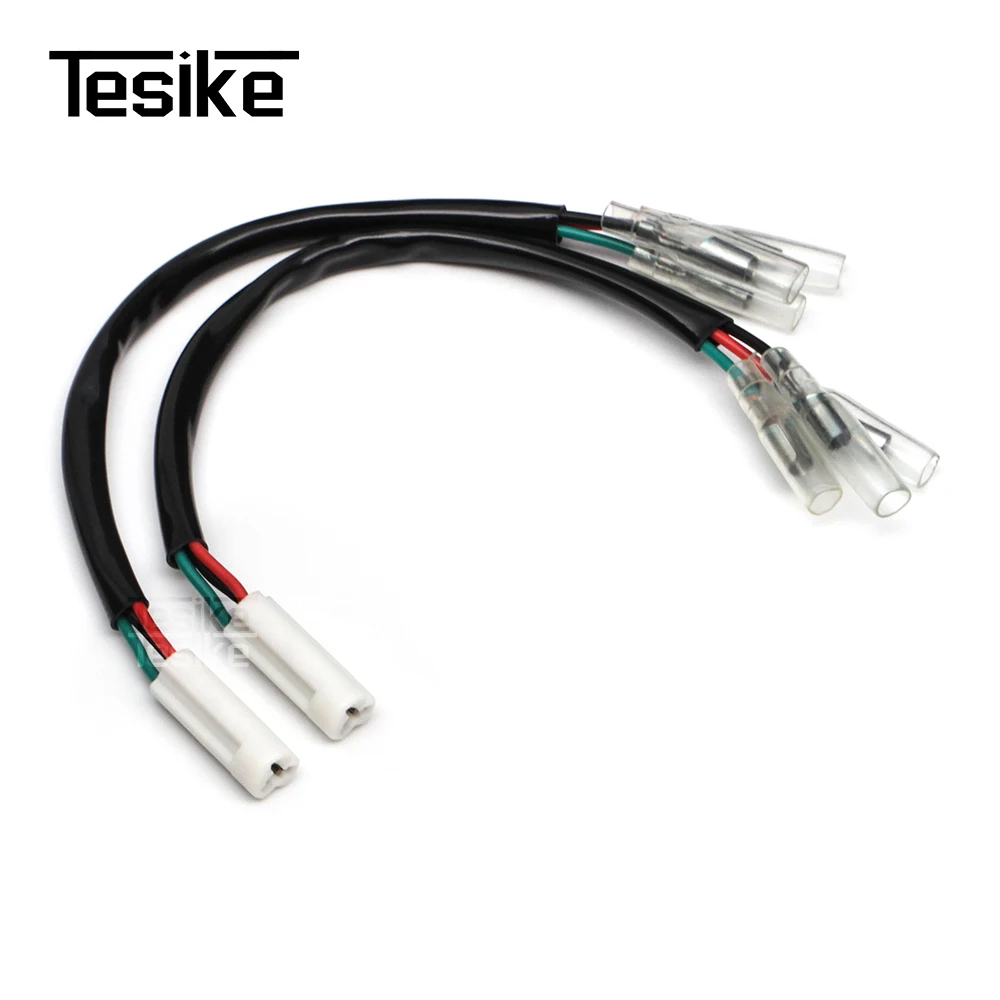 For-Yamaha-Turn-Signal-Wire-Adapter-Indicator-Connectors-Plug-Harness ...