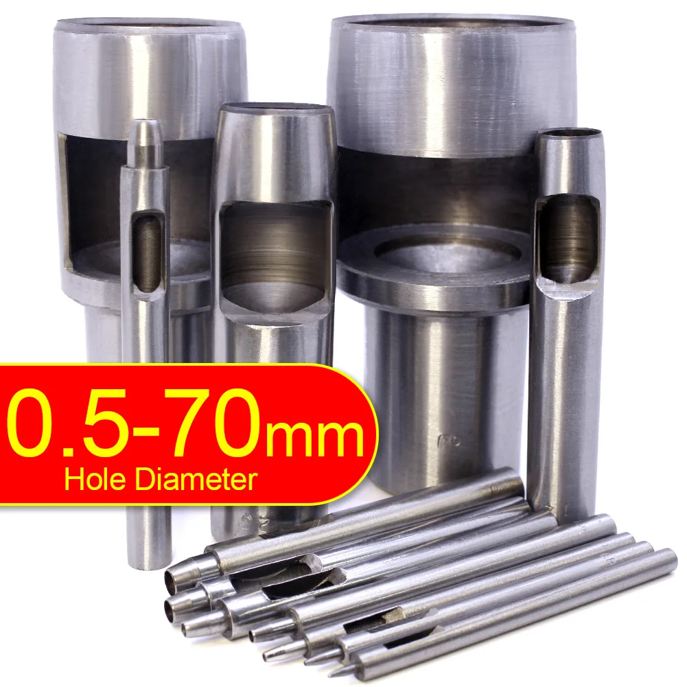 0-5-70mm-Hohe-Qualit-t-Leder-Handwerk-Loch-Stanzen-Werkzeug-Runde-Stahl ...