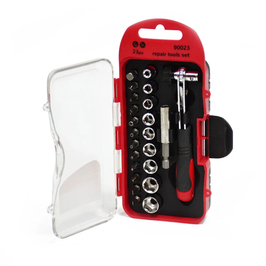 23PCS/ Set Home Car Repair Combination Tool Multi function Extension ...