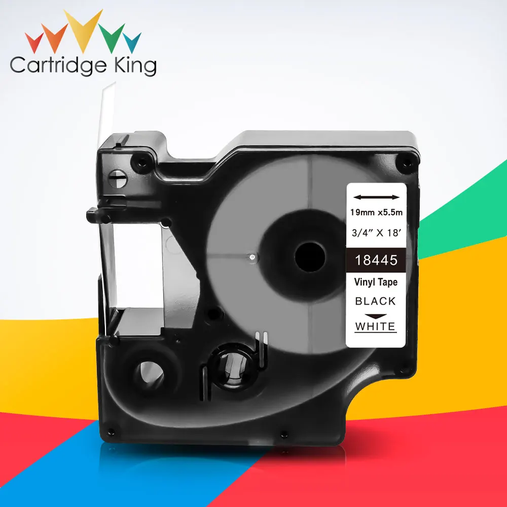 Cinta de impresora de 19mm para Dymo 18445 Rhino, etiquetas ...