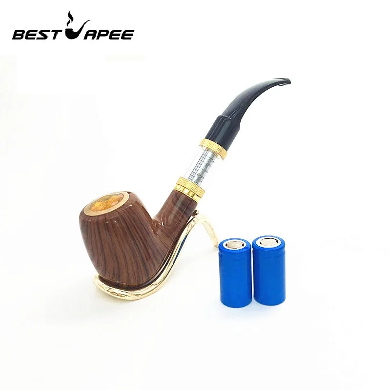 900mAh built in battery wood Electronic Cigarette E Pipe 618 Vaporizer ...