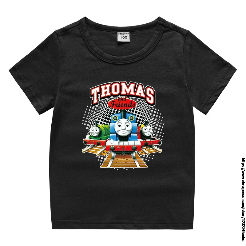 Kids-T-shirt-Cartoon-THOMAS-Tops-for-Kids-Girls-Costume-Summer-Fashion ...