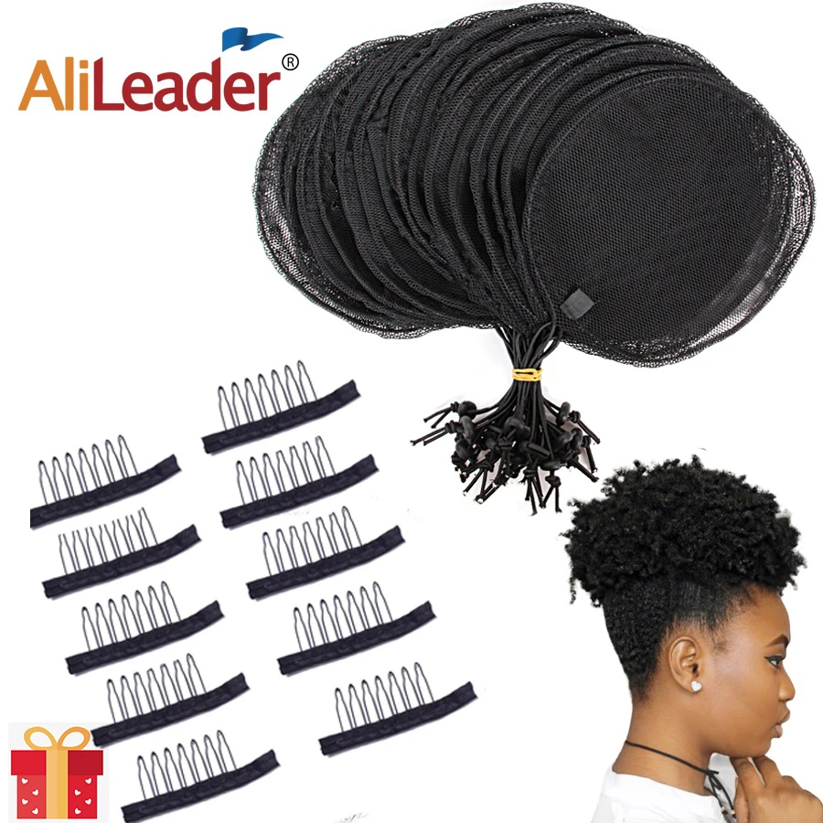Alileader S/L Ponytail Net 1 5Pcs Hairnet Wig Cap For Making Ponytail ...