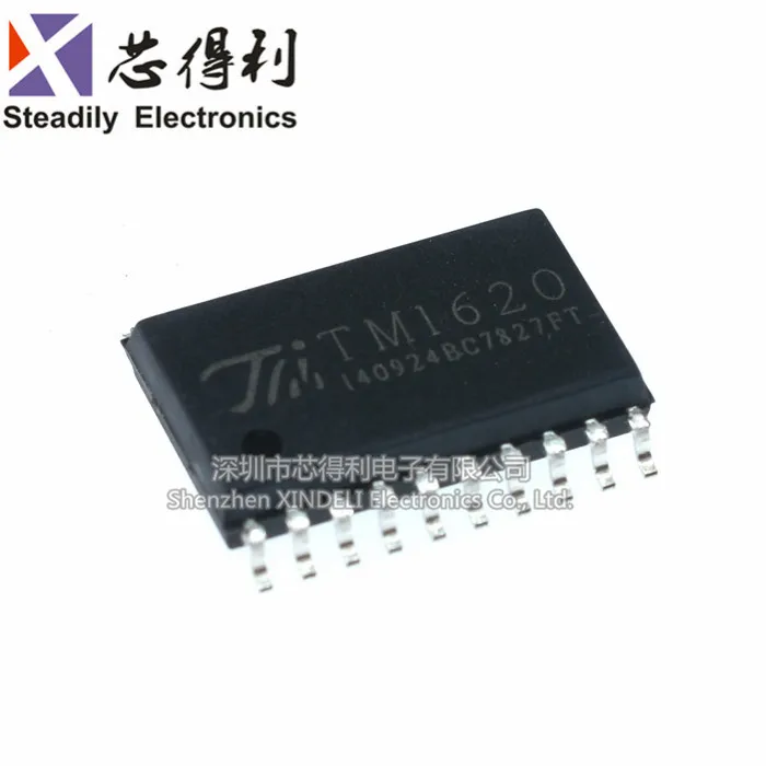 10 개/몫 Tm1620b LED 드라이버 IC Tm1620 Sop 20 일 마이크로 브랜드|반도체 집적회로| - AliExpress