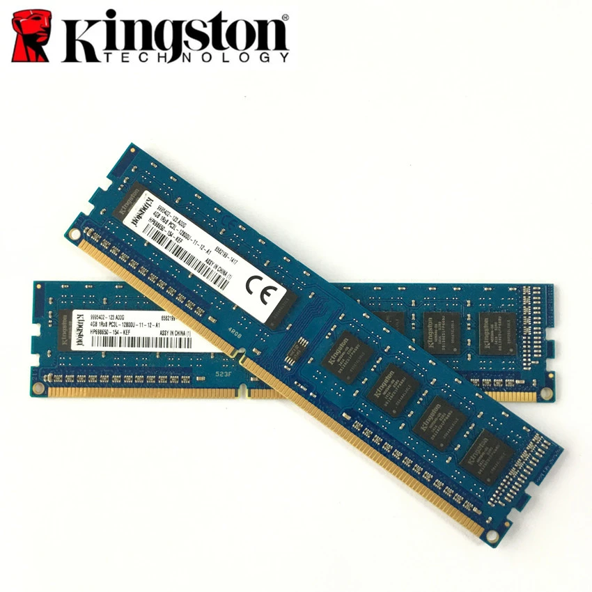 Kingston Dual-channel 4g 4gb Pc3l 1600mhz Desktop Ram Desktop Memory 4gb 1rx8 Pc3l-12800u Ddr3 ...