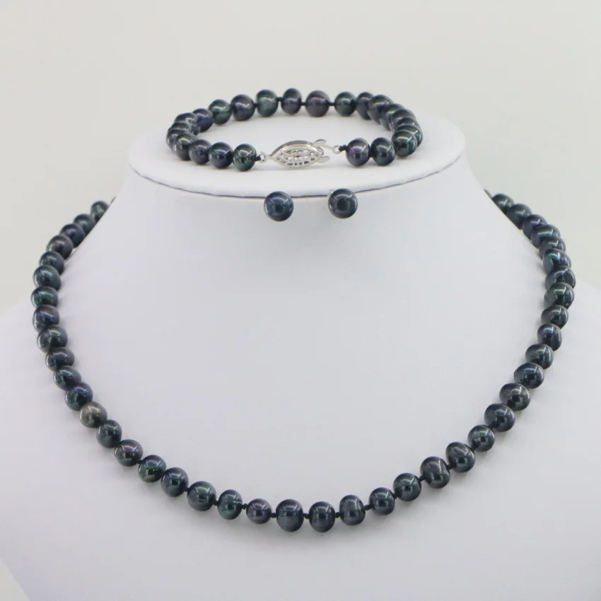 Perle de 8 à 9 mm - Collier En Perles Véritables Blanches Pour Femmes ...