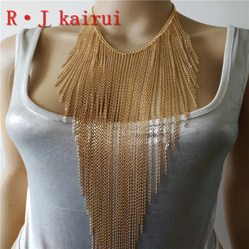 New RJRH23 Fashion Women Handmade Gold Neck Chains Jewelry Unique ...