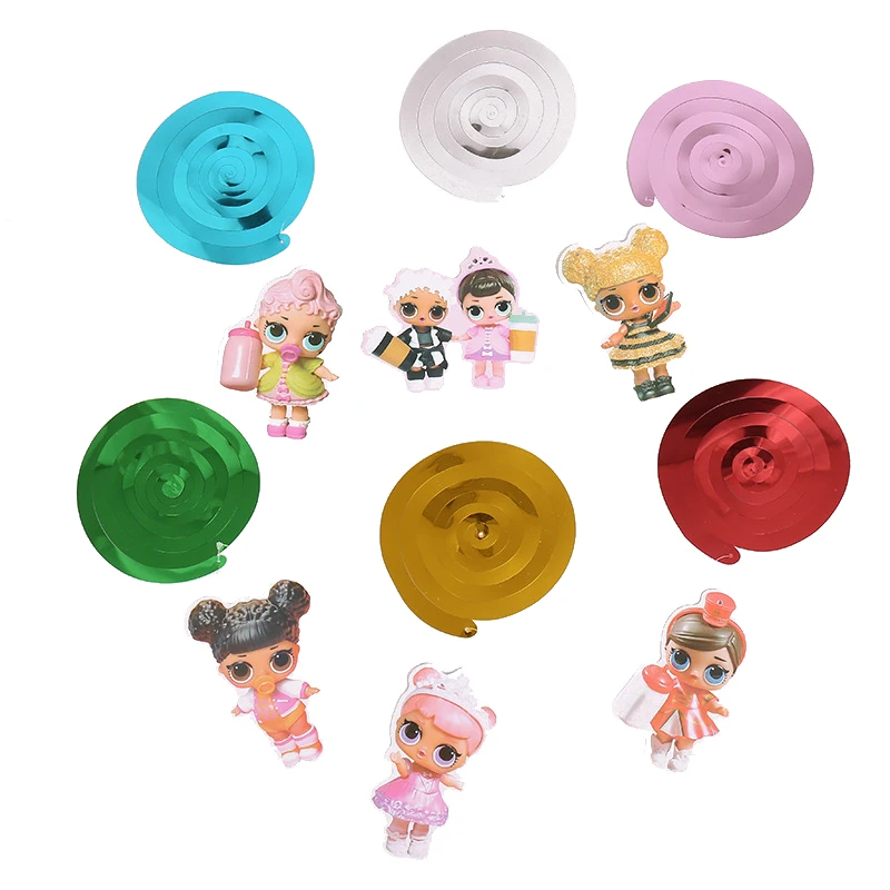 Birthday Party Original LOL dolls surprise DIY pink theme cake topper ...