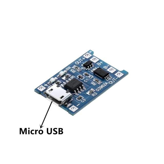 1PCS 5V 1A Micro USB 18650 type-c Lithium Battery Charging Board ...