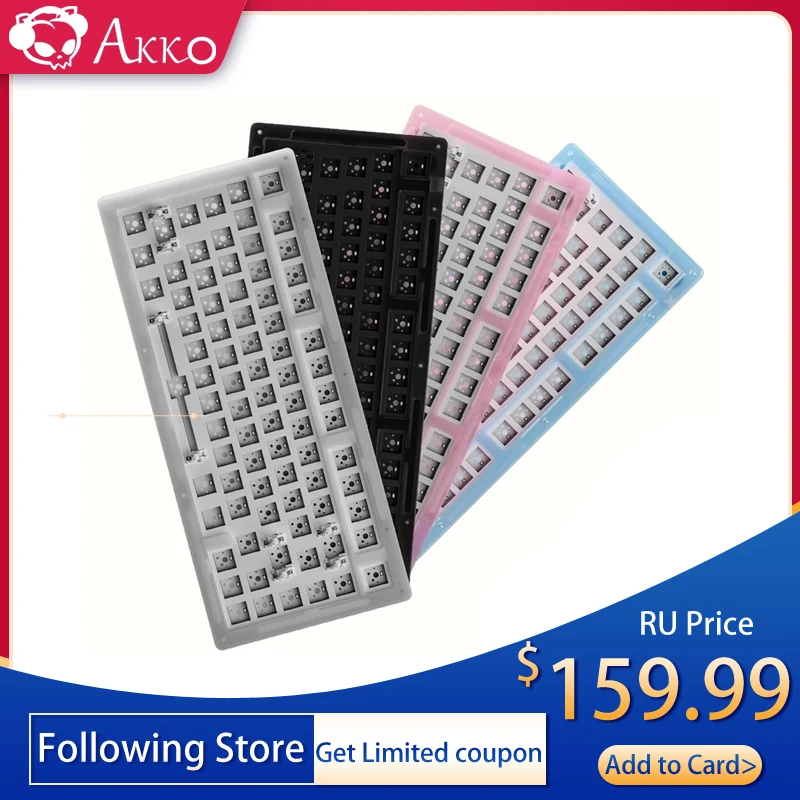 AKKO-ACR75-75-81-Key-Arcylic-Gasket-Mount-Mechanical-Keyboard-Kit ...