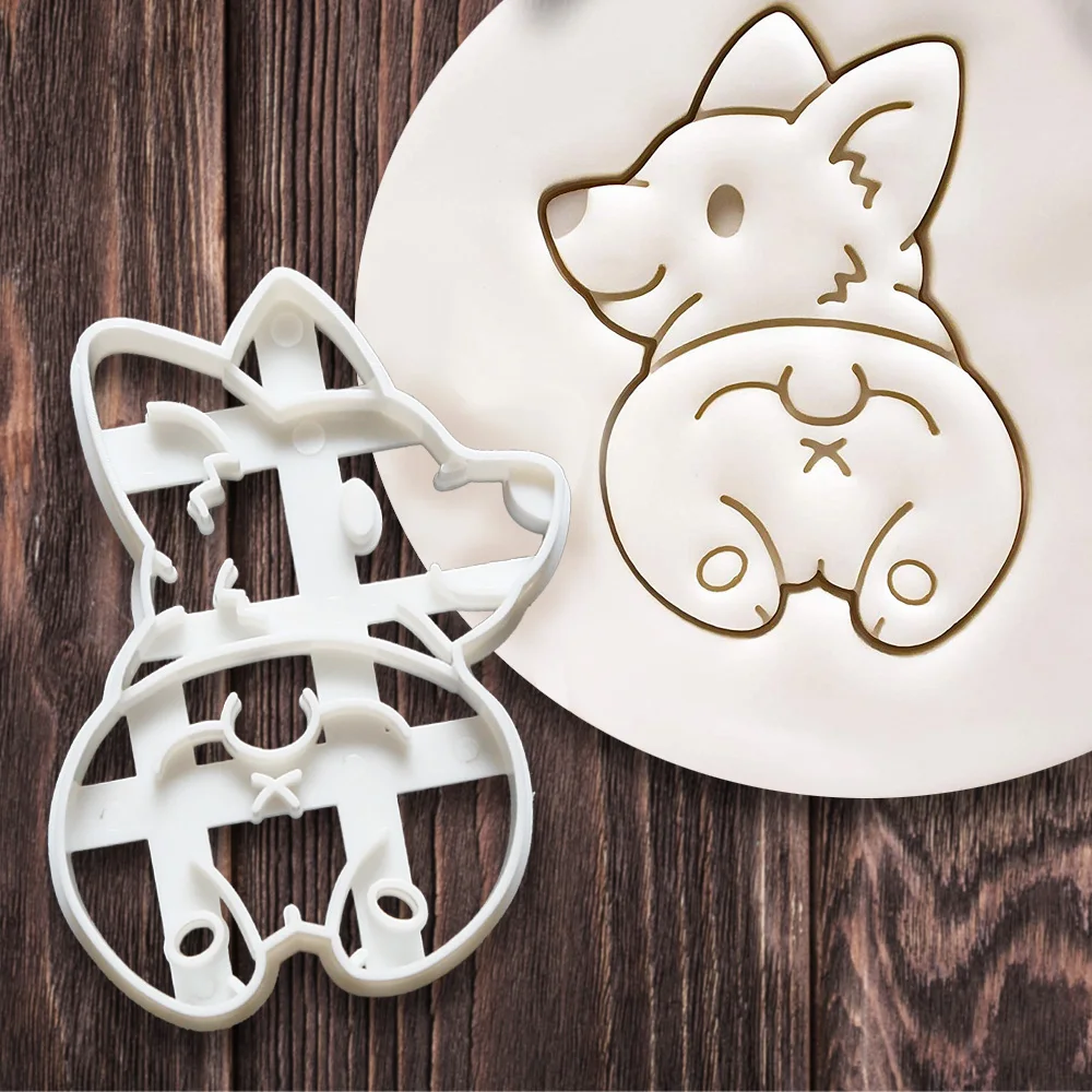 Corgi Shape Cookie Cutter Set 3Pcs - Corgious Shop