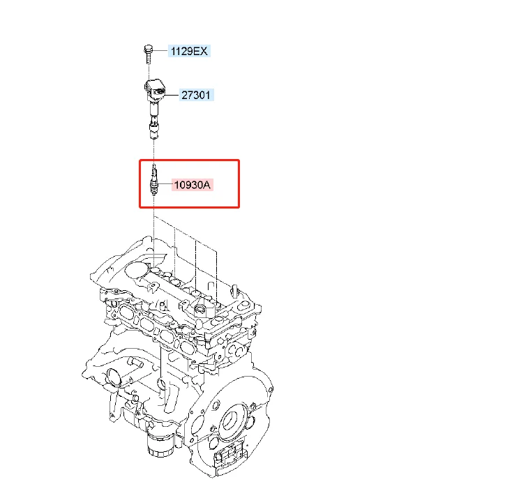 OEM 1884909070 para Kia 2016 2017 Optima Hyundai Sonata, bujía de ...