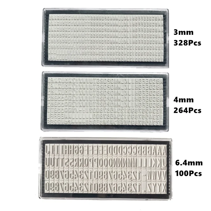 3mm 4mm 6 4mm 스탬프 글자 플레이트 사용자 정의 개인 이름 주소 고무 스탬프 액세서리 디지털 글자 스탬프 Diy
