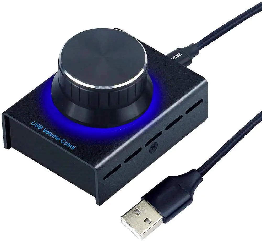 Controle De Volume Usb, Ajustador De Áudio, Com Cabo Usb De M, Módulo ...