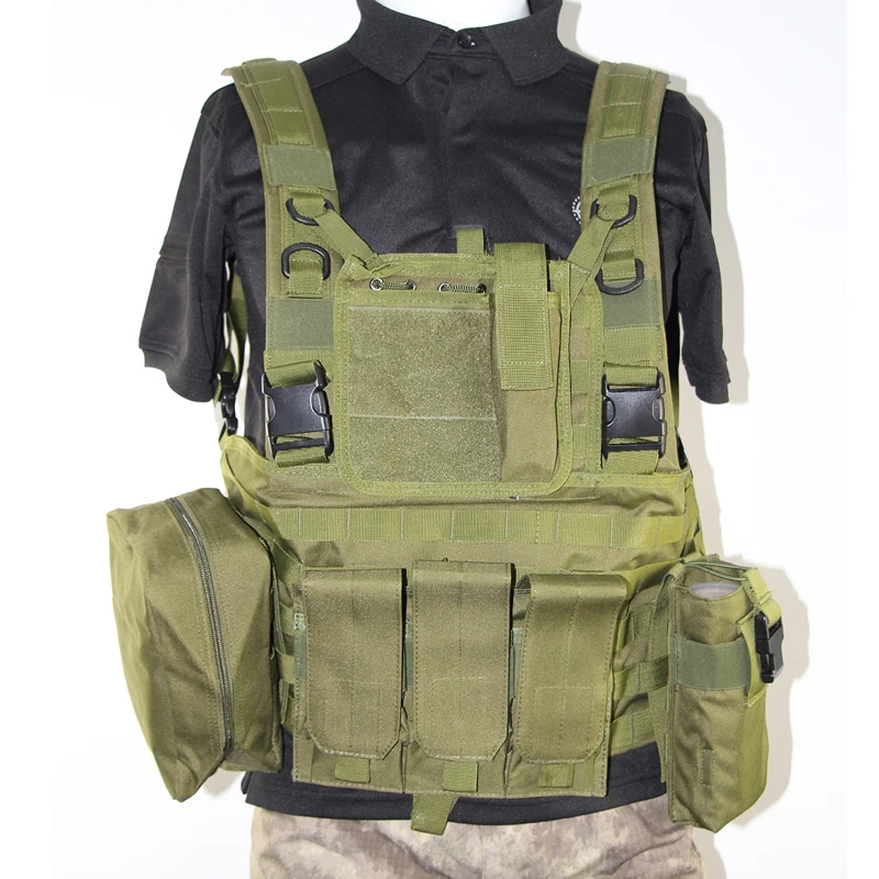 Tactical-Airsoft-Military-Vest-Multicam-Body-Armor-Plate-Carrier-Ammo ...