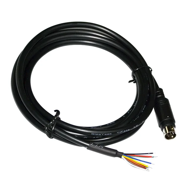 BREAKOUT CABLE YAESU CT-62 CAT CABLE MD8 8 PIN MINI DIN MALE SERIAL ADAPTER FOR YAESU BAND DATA ...