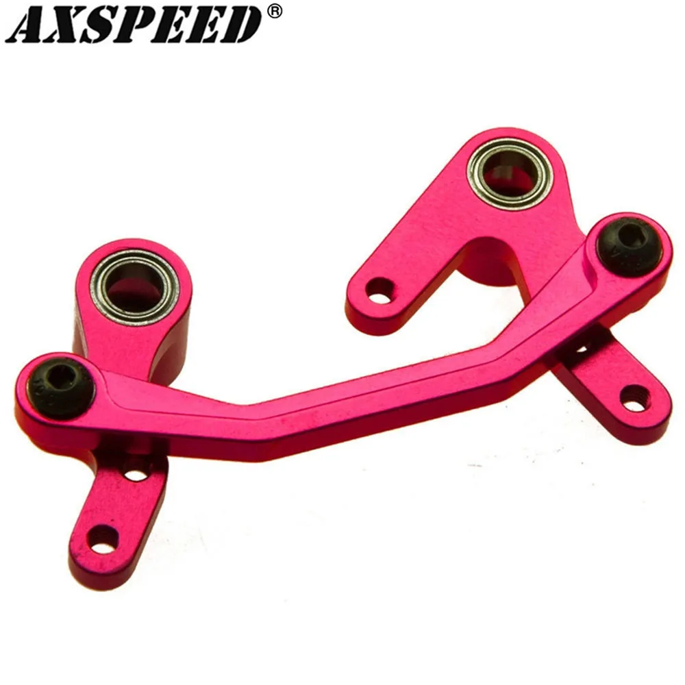 AXSPEED-RC-Car-Steering-System-Kit-CNC-Metal-Steering-Knuckle-Bearings ...