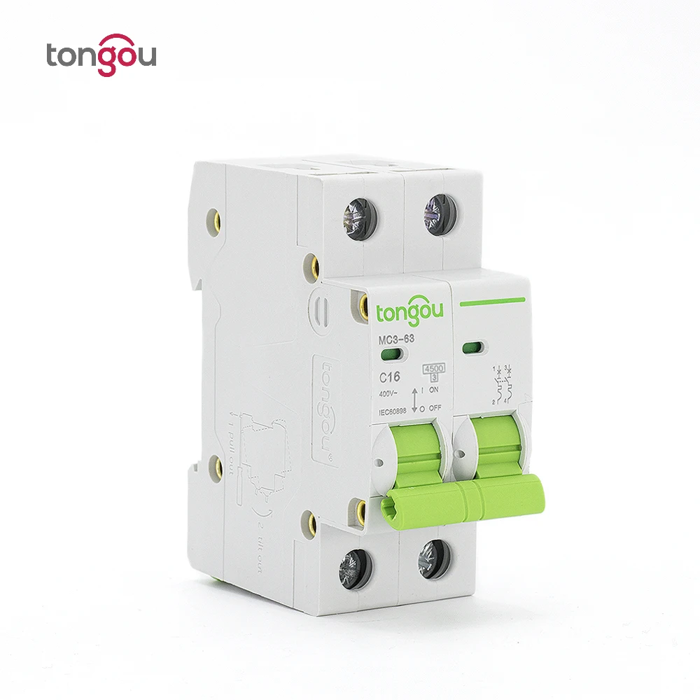 1P 2P 3P 4P 6A 10A 16A 20A 25A 32A 40A 50 63A кривая C MCB 110V 220V 4 ...