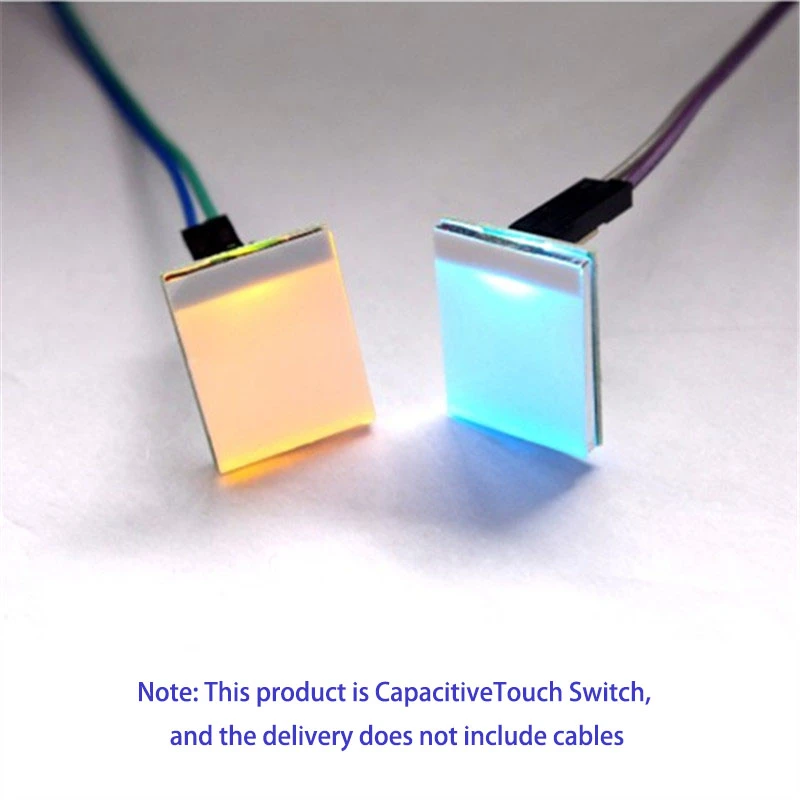 2pcs Rgb Capacitive Touch Switch Colorful Led Sensor Module Diy ...