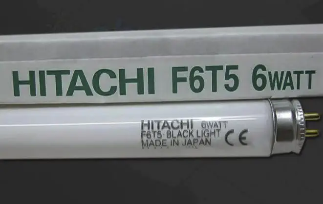 HITACHI-F6T5-tubo-de-l-mpara-fluorescente-luz-negra-6W-Bombilla-UVA-de ...