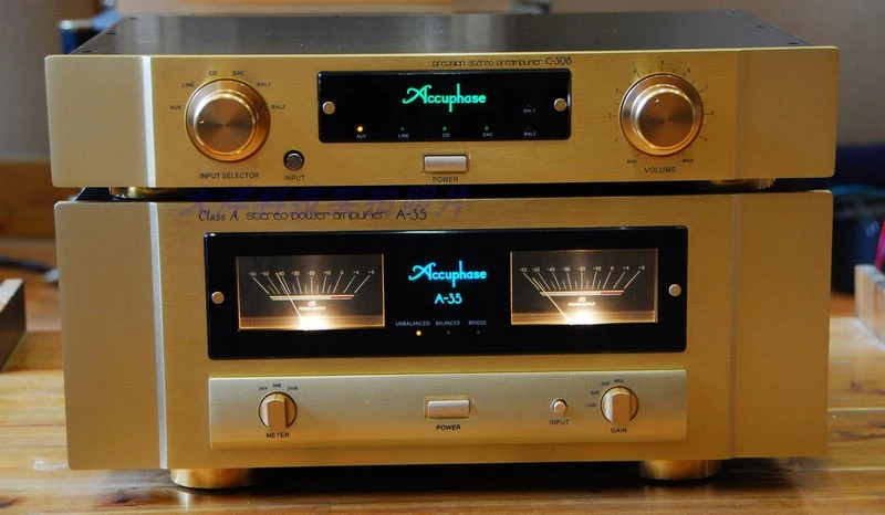 参照accuphase A35純粋なクラス操作30ワット × 2に8Ω 3パラレルプッシュプル構成計装アンプ