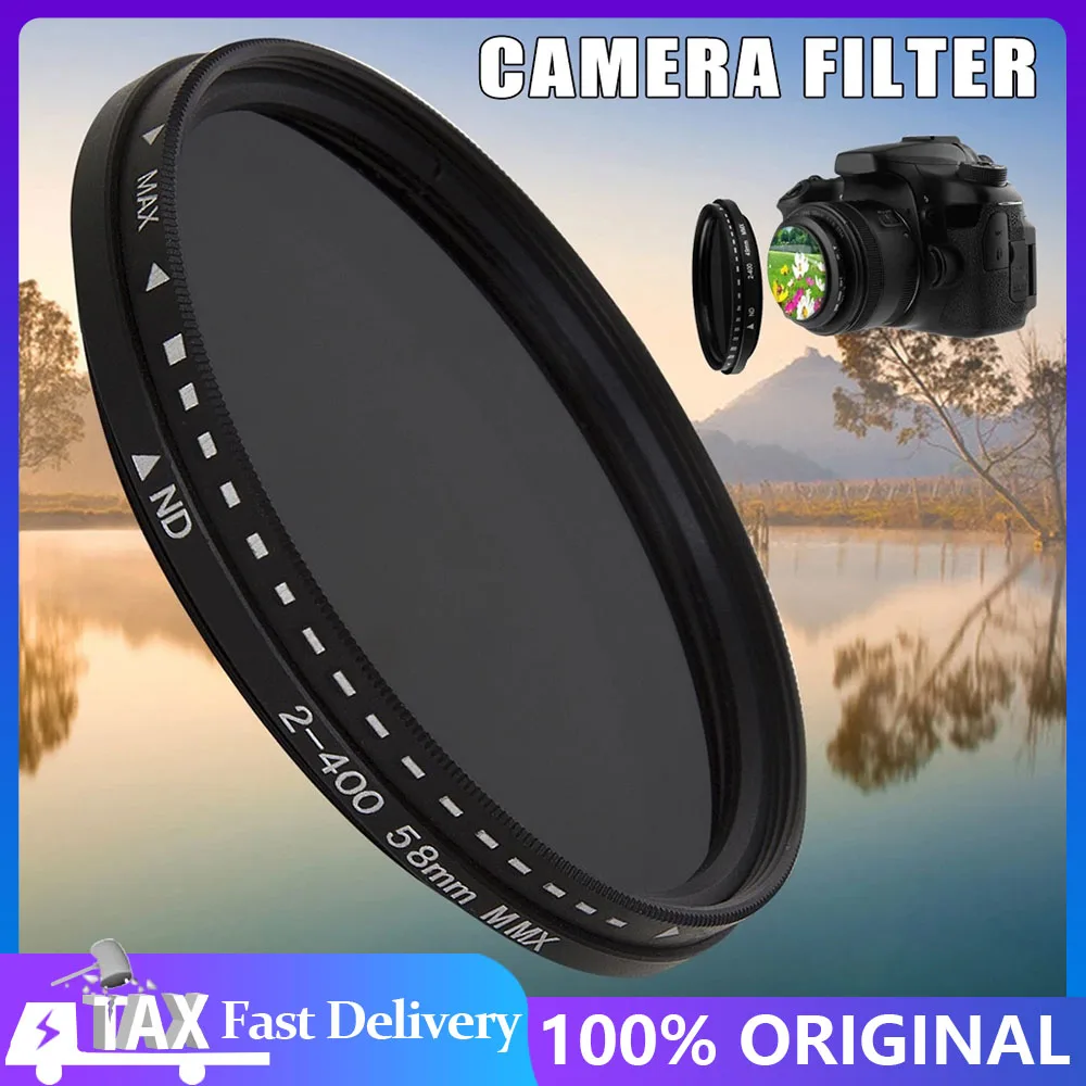 Filtro Nd Variable ajustable Nd2 a Nd400, densidad para accesorios de ...