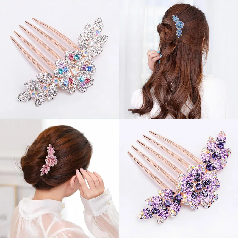 Temperament-Korean-Plate-Hair-Insert-Headdress-Comb-Card-Non-slip ...