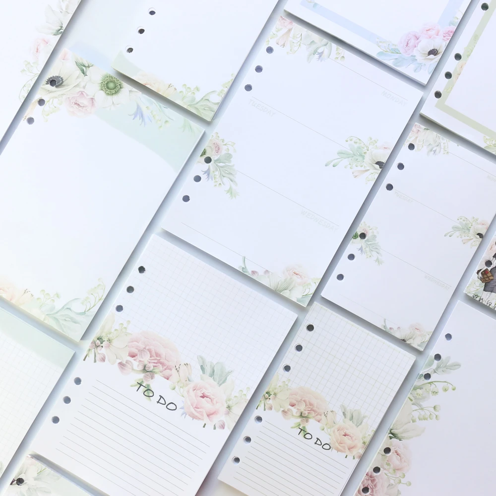 Domikee Original Creative Cute School Refillable Notebook Paper Core ...