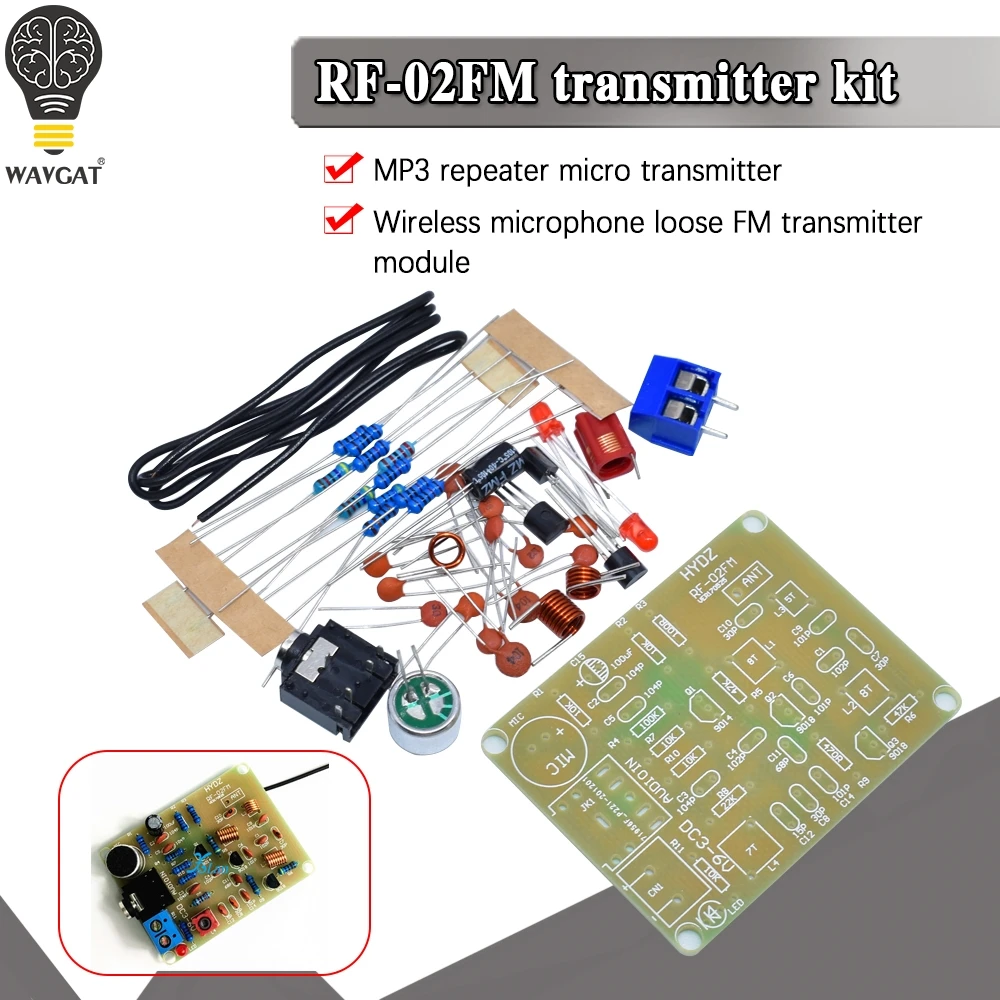 88-108MHz-FM-Transmitter-Module-Electronic-DIY-Kits-Frequency-Wireless ...