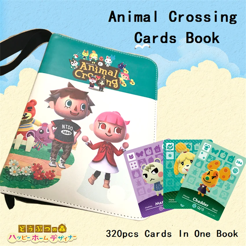 Gathering-Animal-Crossing-Villagers-Exquisite-Leather-Cover-Cards-Book ...